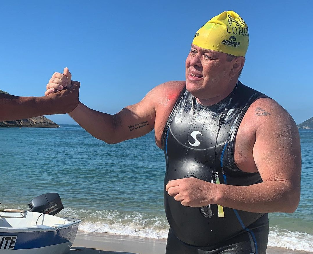 Mario Pinto encara 108 km no Leme ao Pontal – Swimchannel
