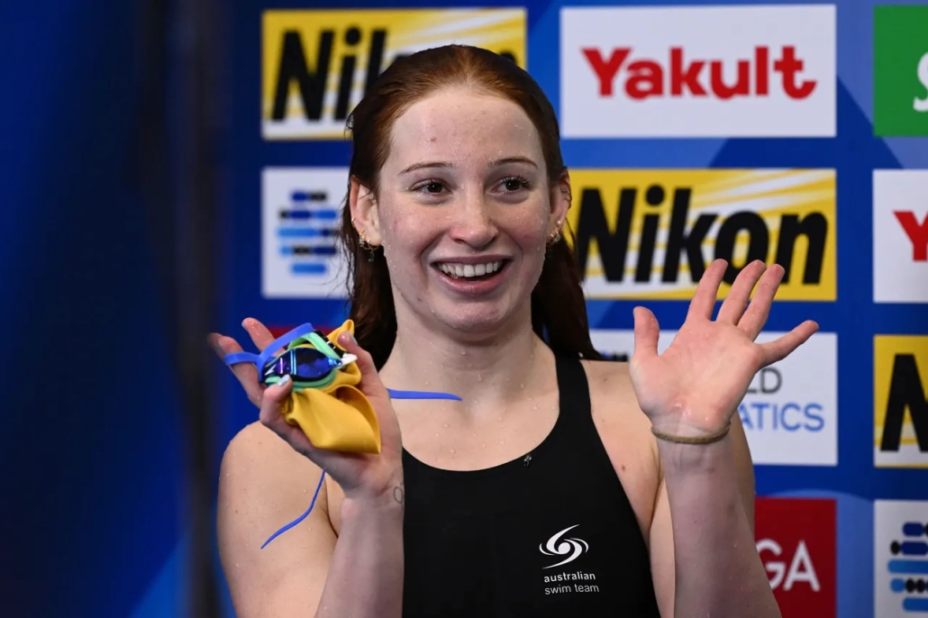 Mollie O’ Callagan foi a maior medalhista do Mundial de Fukuoka ...
